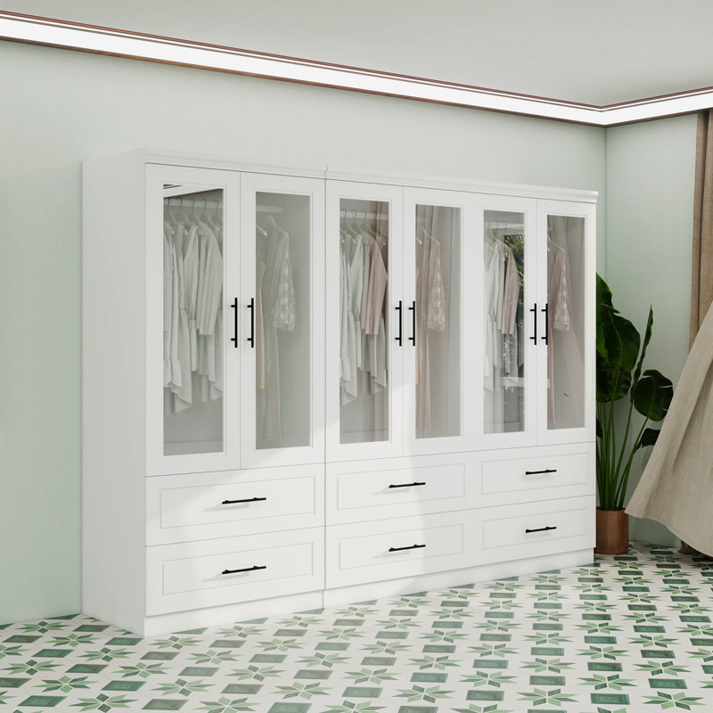 White solid wardrobe store